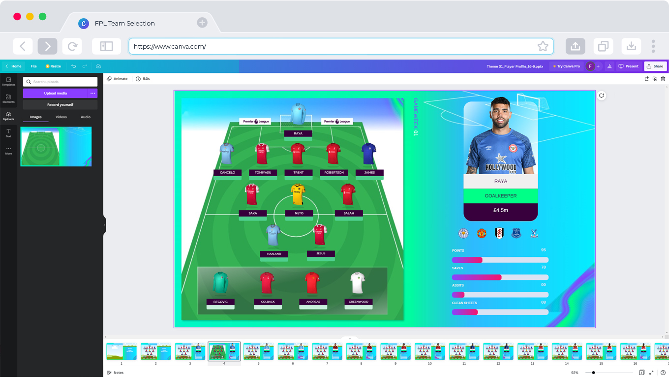 FPL Team Selection, Video Template | FPL Video Templates